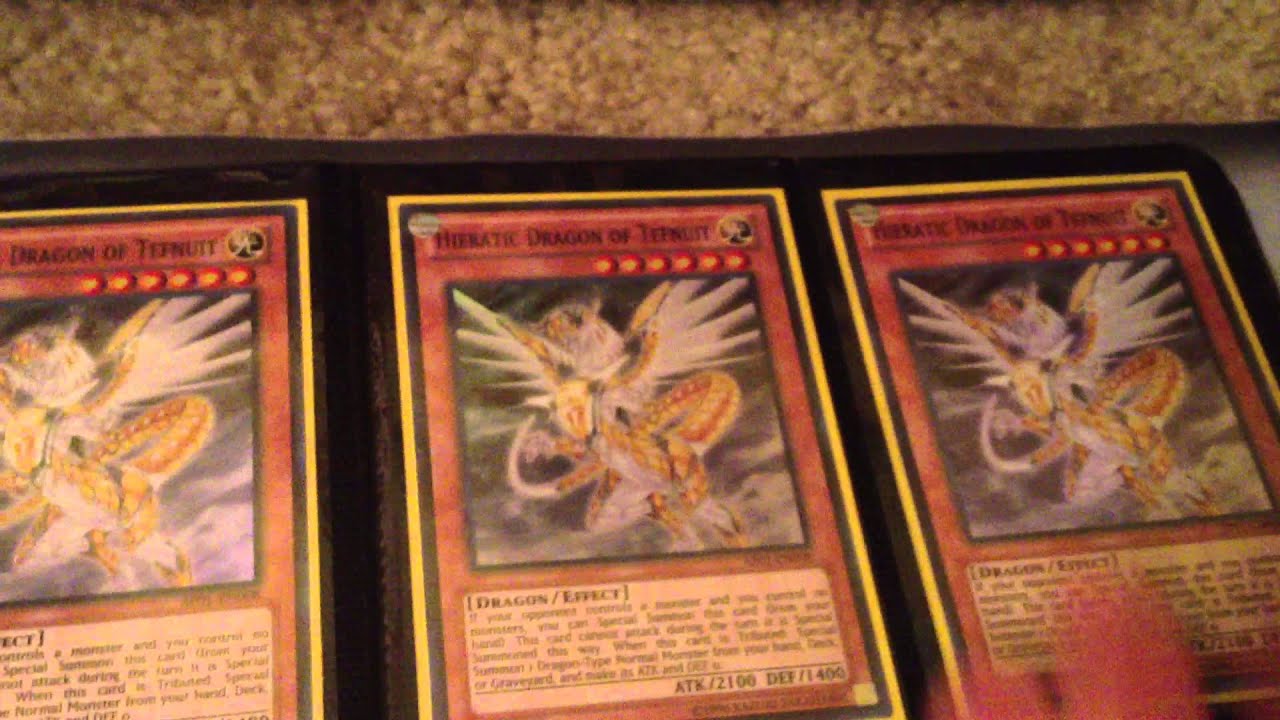 Yugioh Trade Binder Update! Slifer the Sky Dragon, Grand Spellbook ...
