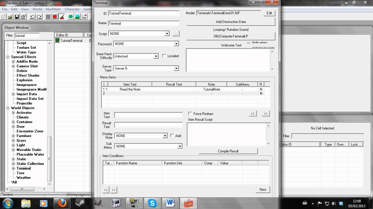 GECK Tutorial - Terminals - YouTube