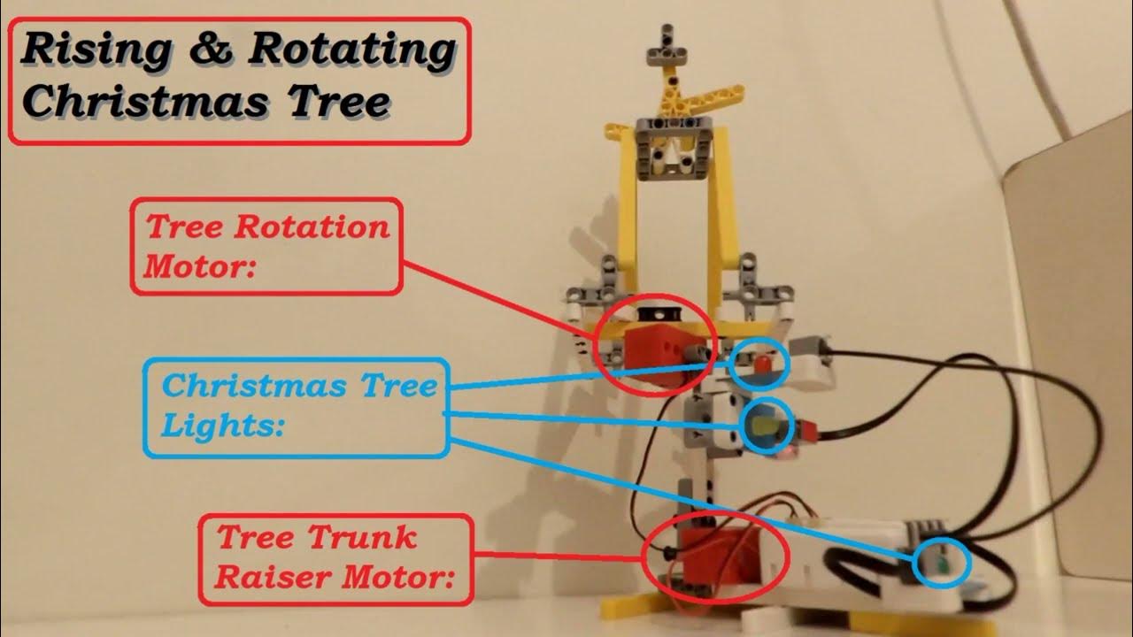 NEZHA (microbit) - Rising & Rotating Christmas Tree - YouTube