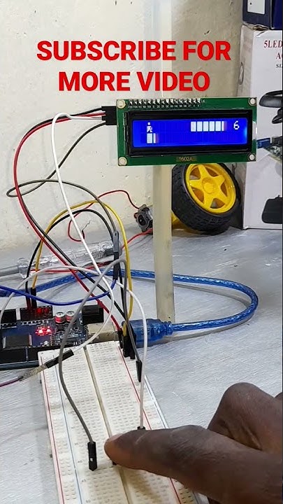 how to make endless run game using arduino - YouTube