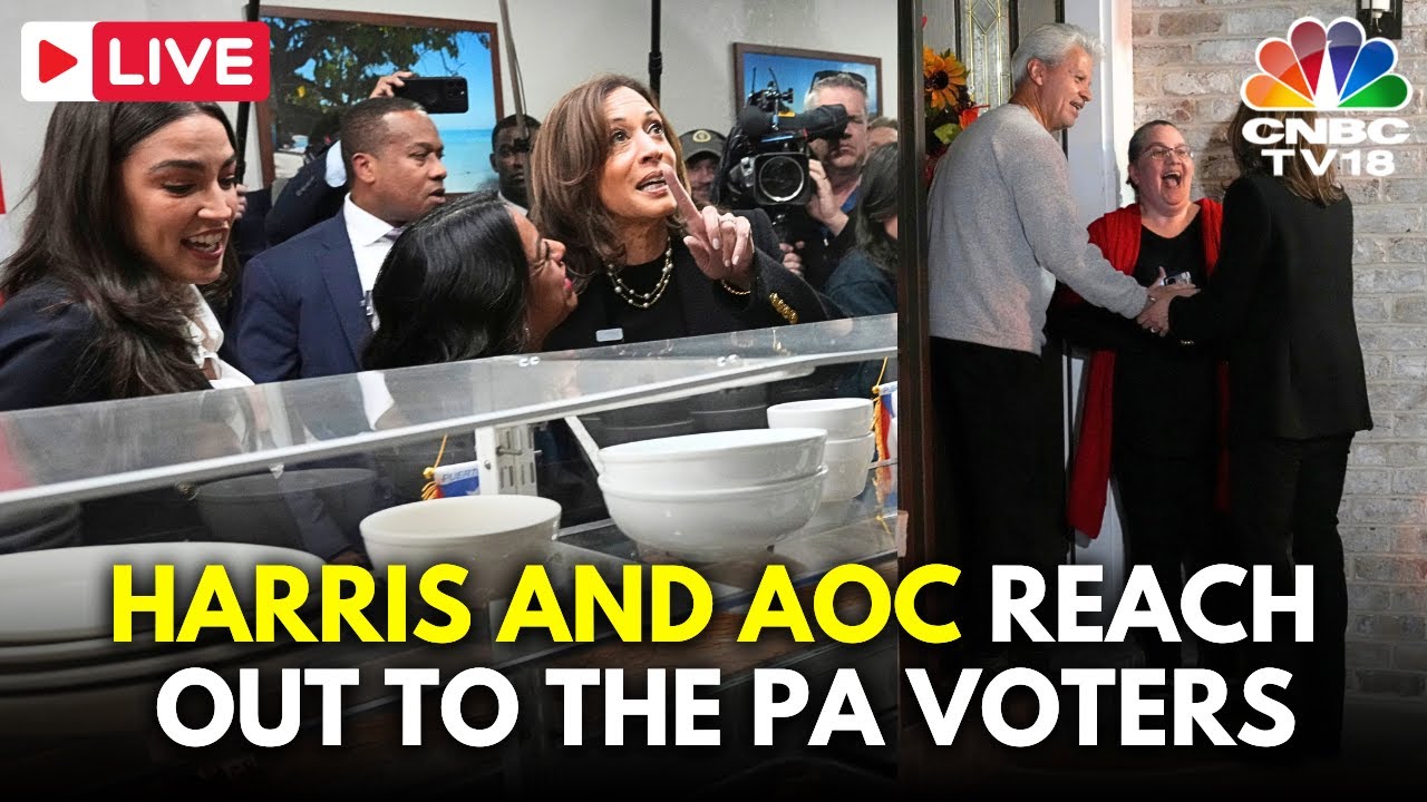 Kamala Harris LIVE: Harris and AOC Go Door Knocking in Pennsylvania ...