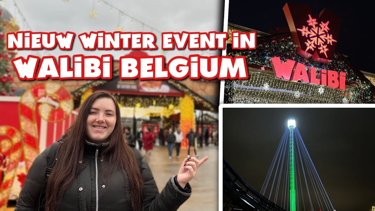 Walibi Belgium [VLOG] Nieuw evenement Walibi Winter bezoeken in Walibi ...