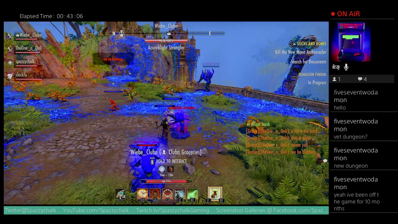 ESO Boss Battle Glitches @ Azureblight Lurcher in Lair of Maarselok ...