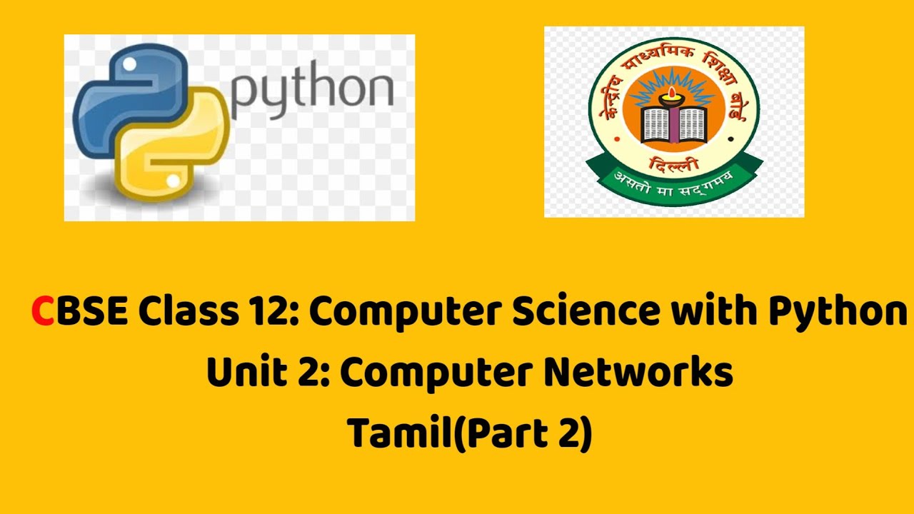 Cbse Class 12 Computer Science With Python Unit 2 Computer Networks Part 2 Youtube