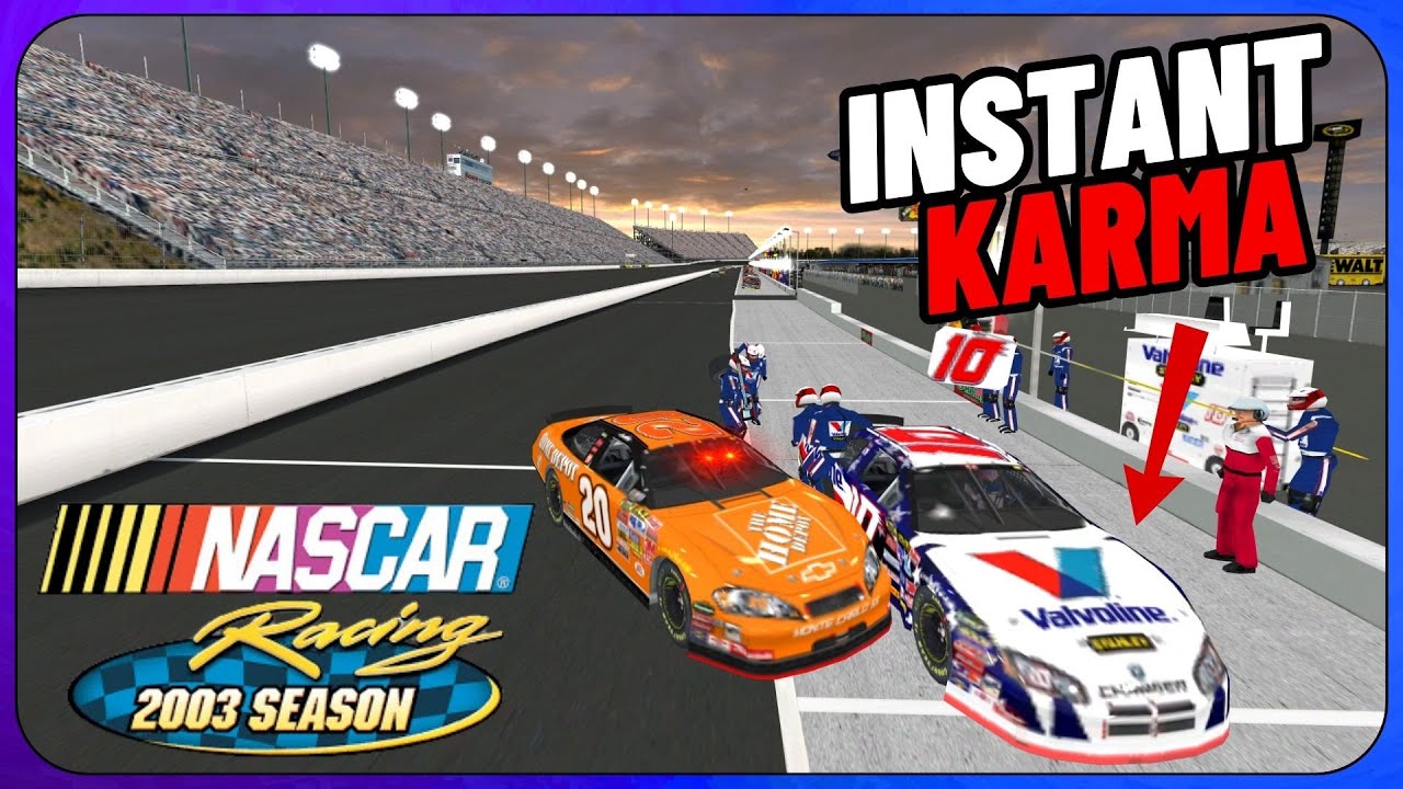 I HIT EVERYTHING SIMULATOR... | NR2003 Career Mode // 2007 Cup Carset // Race 11/36 - YouTube