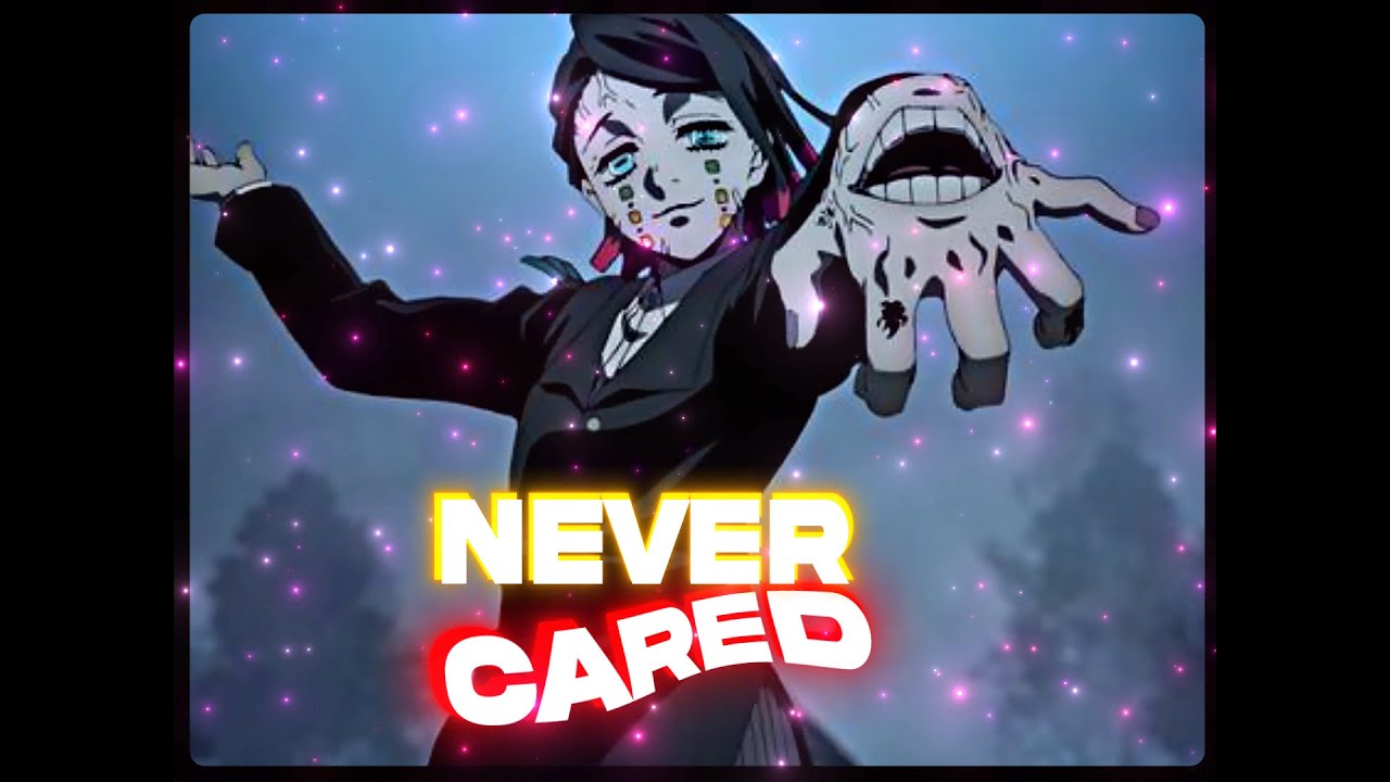 「Never Cared 😴💞」Demon Slayer「AMV/EDIT」4K - YouTube