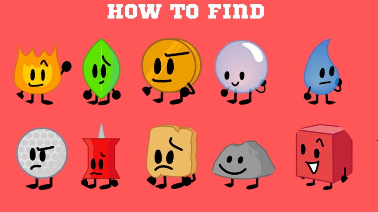 How to New BFB Characters In Find The BFB! - YouTube