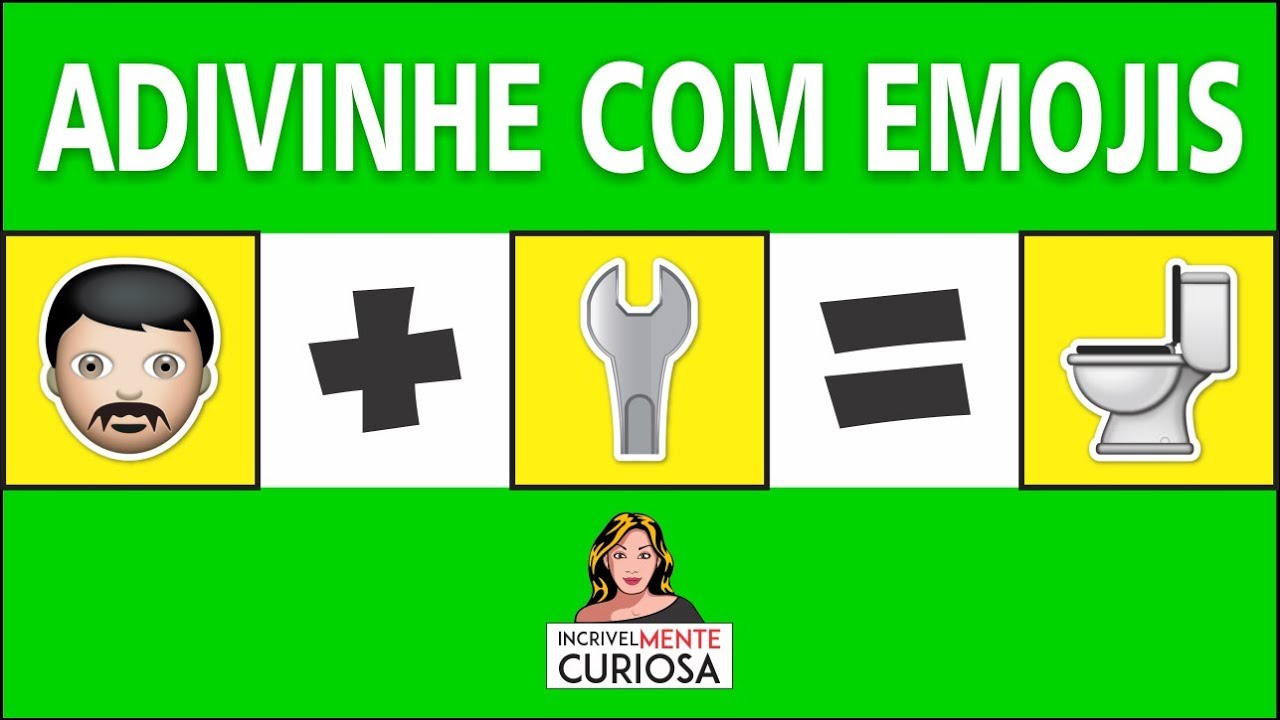 ADIVINHE A PALAVRA COM EMOJIS - YouTube