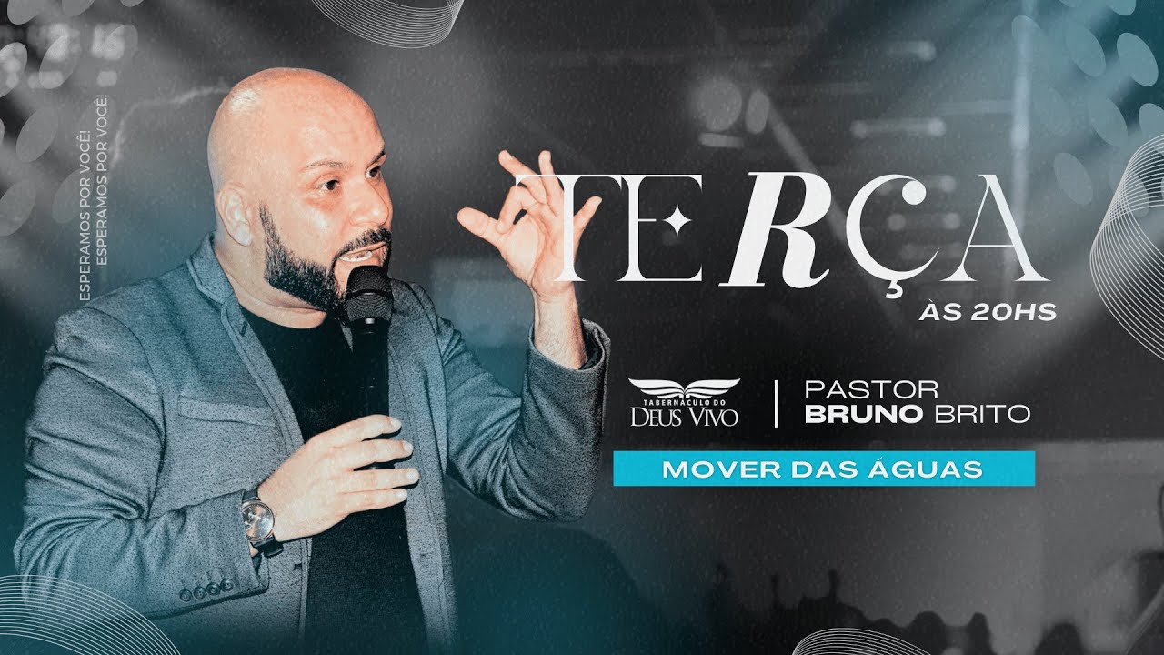 Mover das águas | Pr. Bruno Brito | IETDV | #cultoonline - YouTube