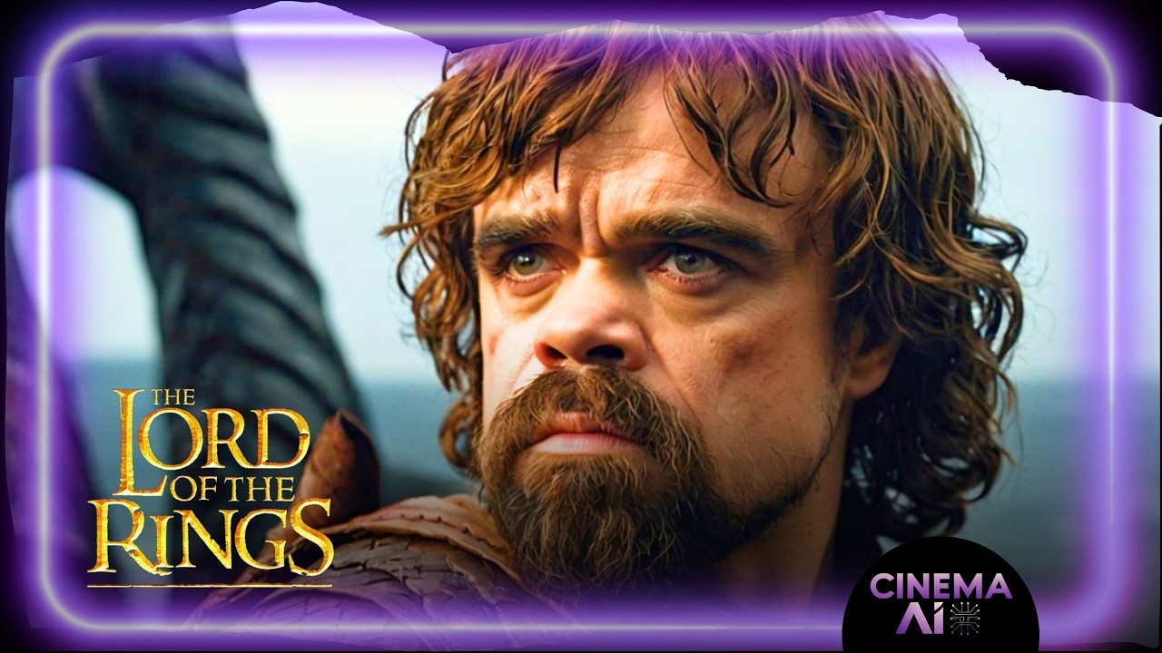 PETER DINKLAGE AS FRODO, PAUL RUDD AS SAM, AND NICOLAS CAGE AS EOMER IN A 90'S LORD OF THE RINGS ...