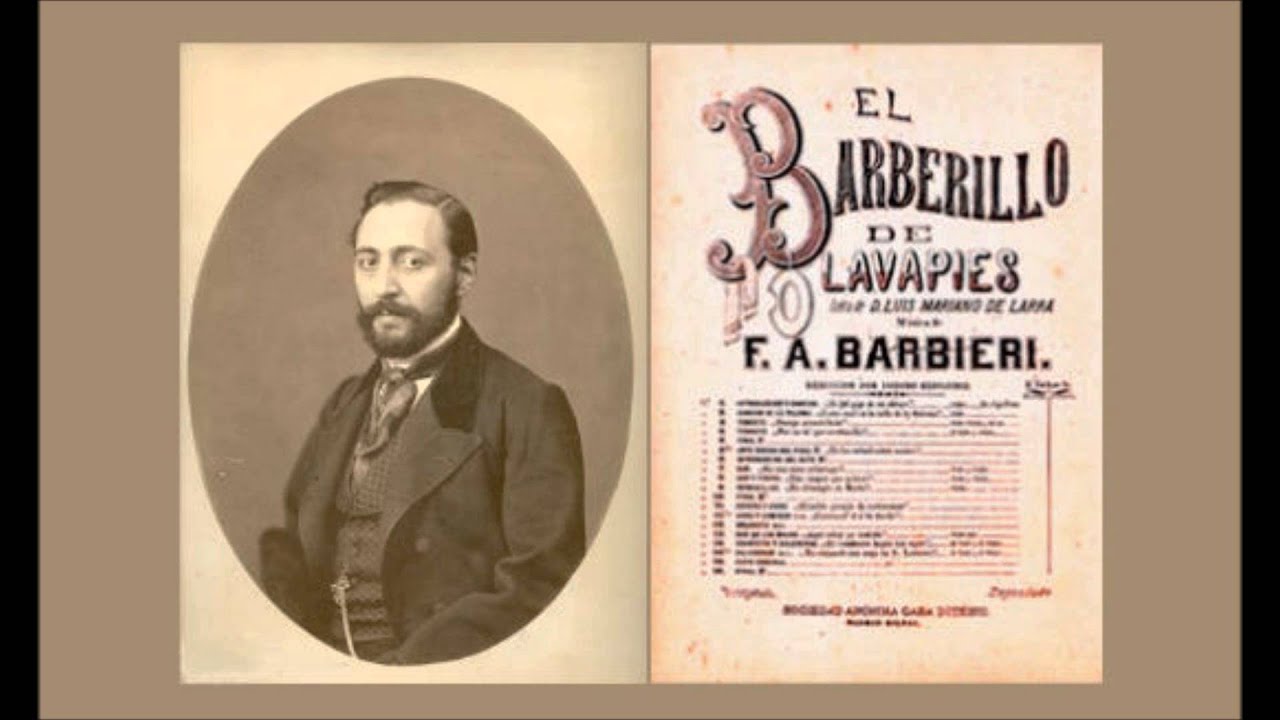 Francisco Asenjo Barbieri: Introducción y Entrada de Lamparilla de "El ...