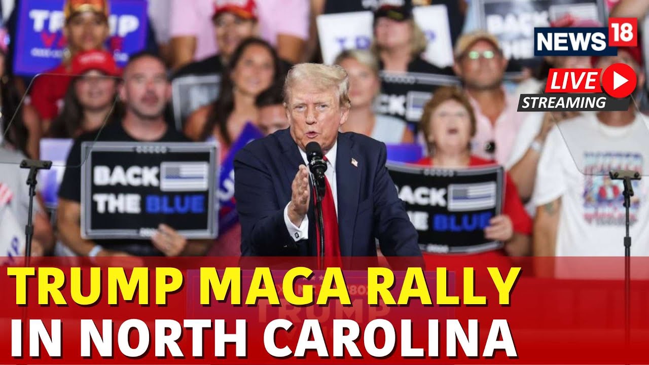 Trump Live | Trump Rally In North Carolina Live | Trump Speech Live ...