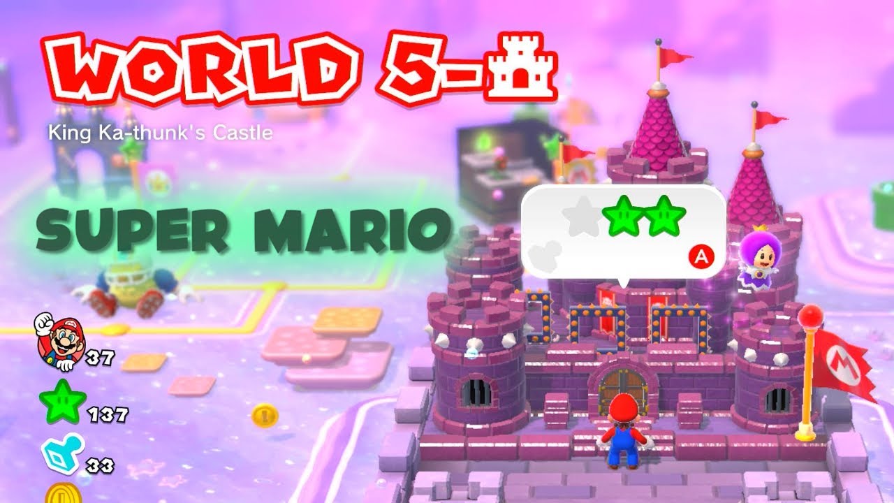 5-Final Super Mario 3D World: King Ka-thunk's Castle - YouTube