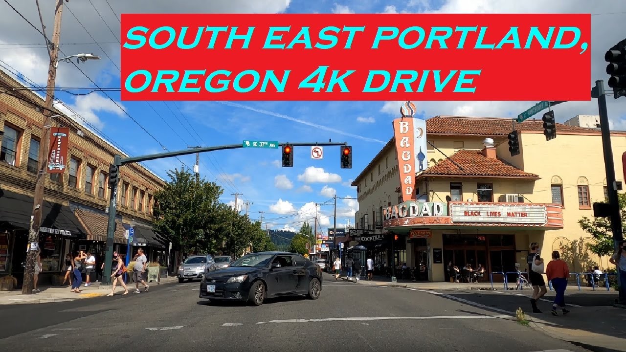 Southeast Portland, Oregon | 4k Driving Tour | Sellwood Hawthorne ...