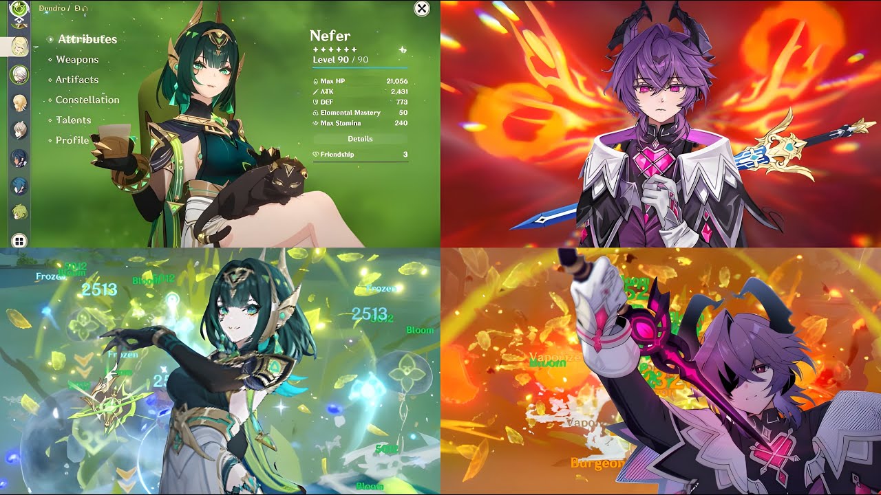 NEFER GAMEPLAY KIT, ELEMENT NEW INFO & DURIN UPDATES! |GENSHIN IMPACT ...