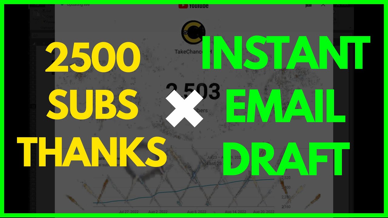 MS Excel Create Email MACRO 2500 Subs Deal YouTube MS Excel Create Email MACRO 2500 Subs Deal YouTube