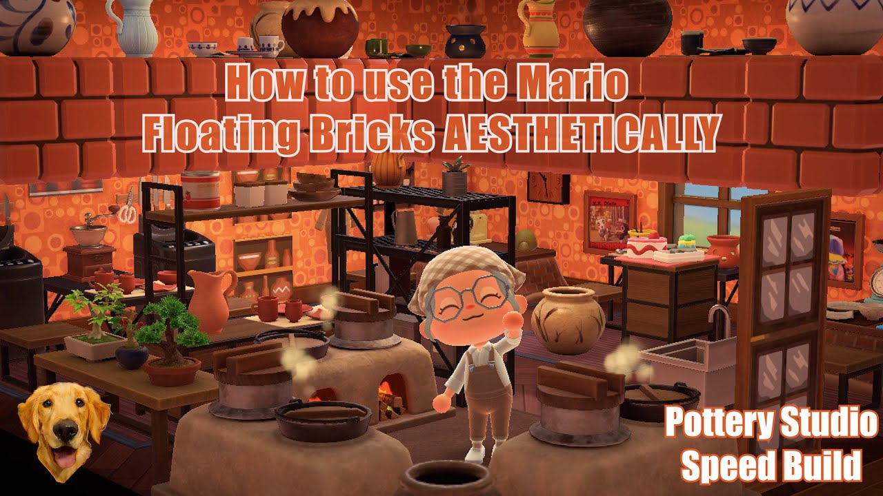 How to use the Mario Floating Bricks AESTHETICALLY~Pottery Studio w ...