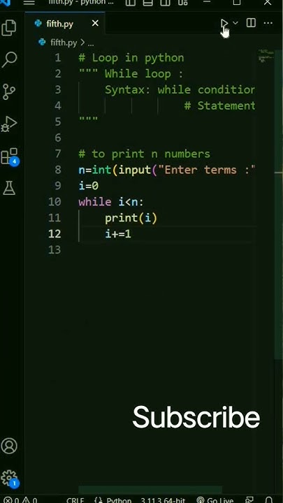 Python While Loop First N No Sum And Product Python Whileloop Loop Sumofnterms