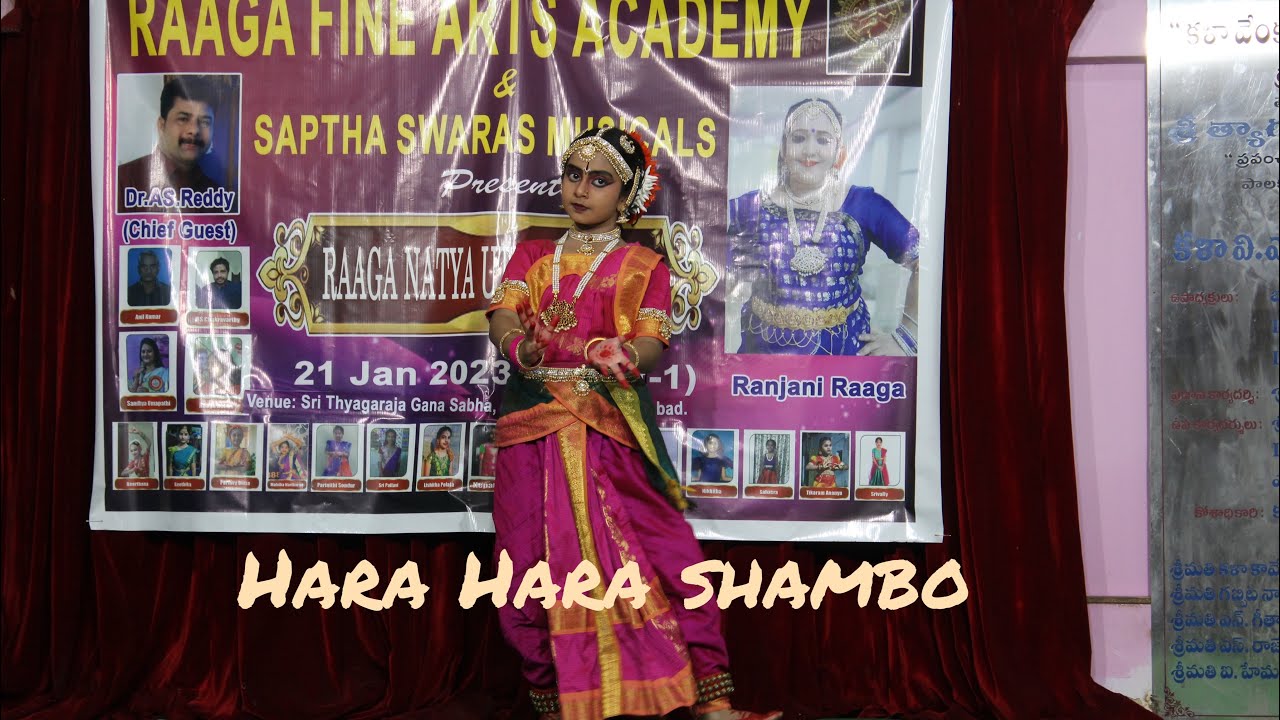 Hara Hara Shambo || Bharatanatyam || Parthavy Dutta || Raaga fine arts ...
