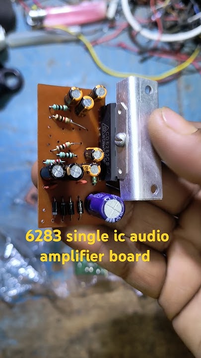 6283 single ic audio amplifier board #audioamplifier #viralvideo - YouTube