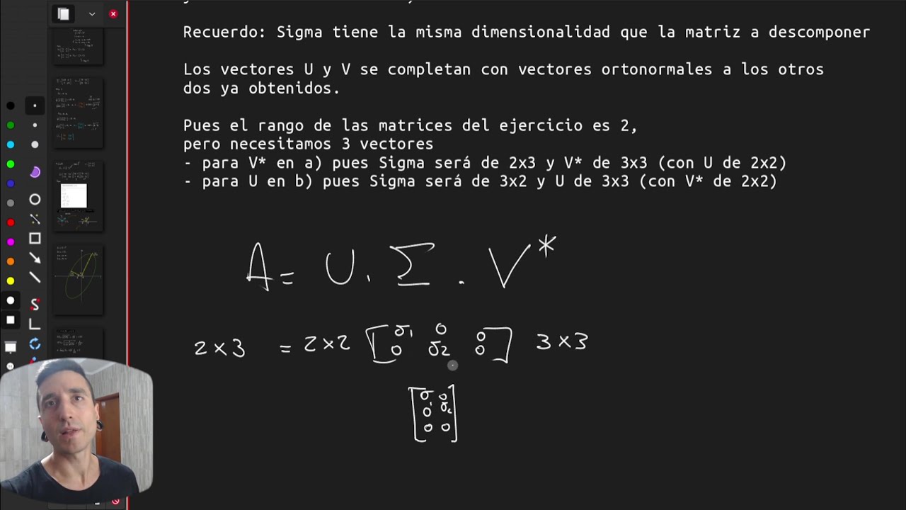 Guía Práctica 5 Ejercicio 8 - Álgebra Lineal Computacional 2023 - YouTube