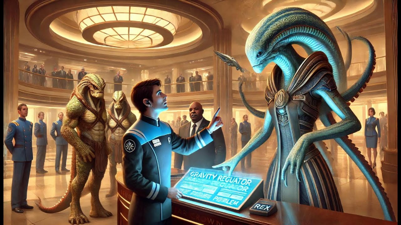 Alien Receptionist humiliates Human Mechanic without knowing that he is ...