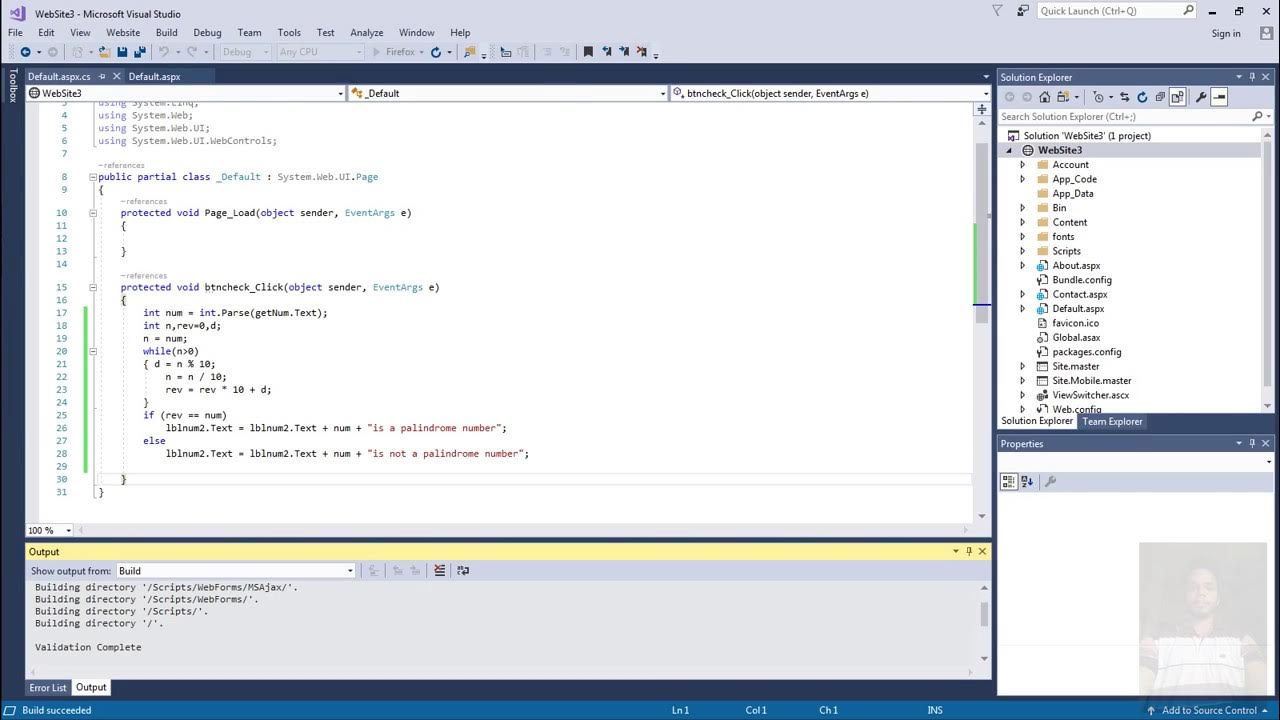TYBScIT SEM 5 ASP NET with C# Practical03(1) - YouTube