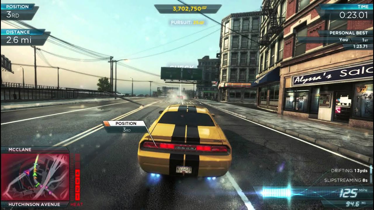 [NFS:MW(2012)] Cannonball Run with Dodge Challenger SRT8 - YouTube