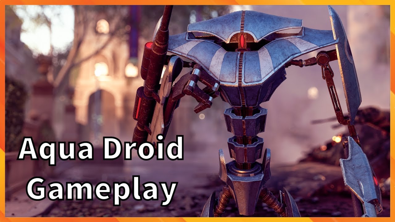 Aqua Droid Gameplay Star Wars Battlefront 2 - YouTube