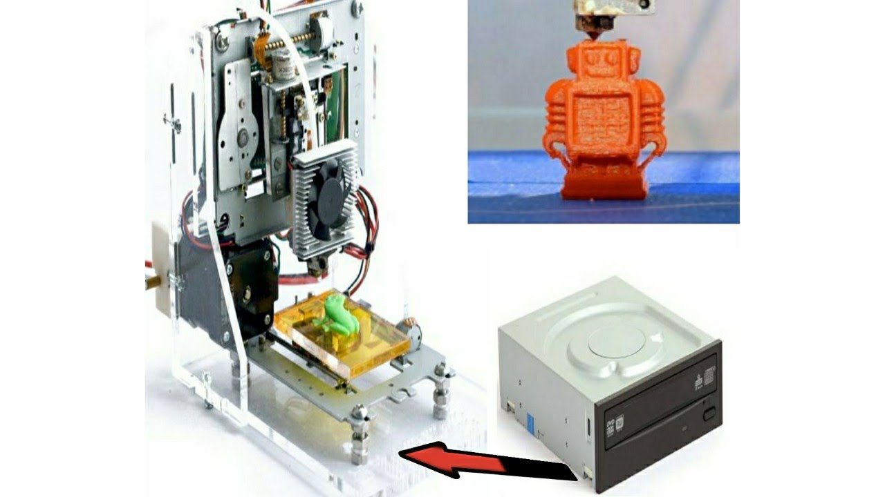 How to make mini 3d printer with dvd #part 1 - YouTube