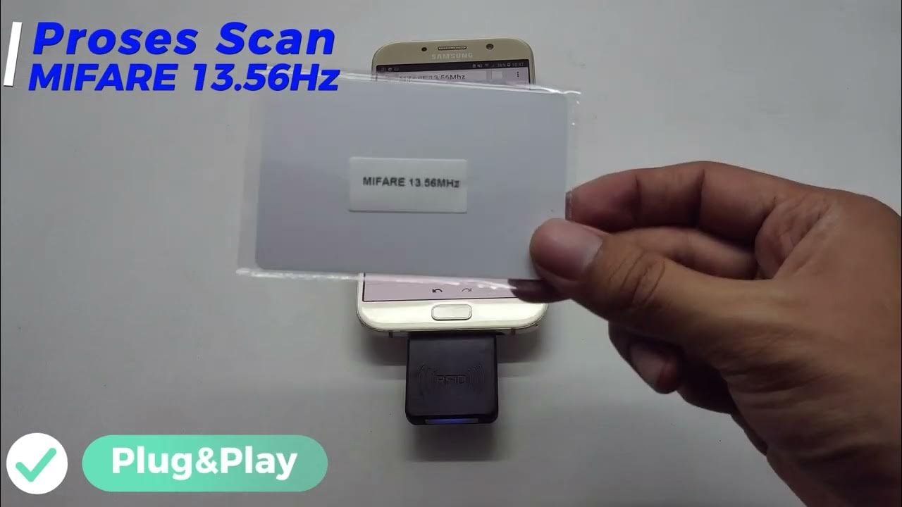 Mobile Reader RFID MIFARE 13.56MHz USB Type-C Android - YouTube