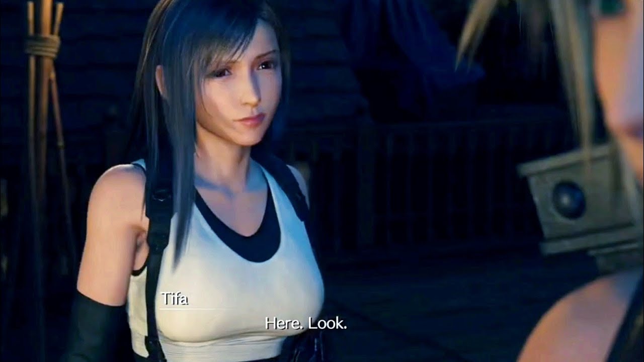Tifa shows her Scar to Cloud - final fantasy VII Rebirth - YouTube