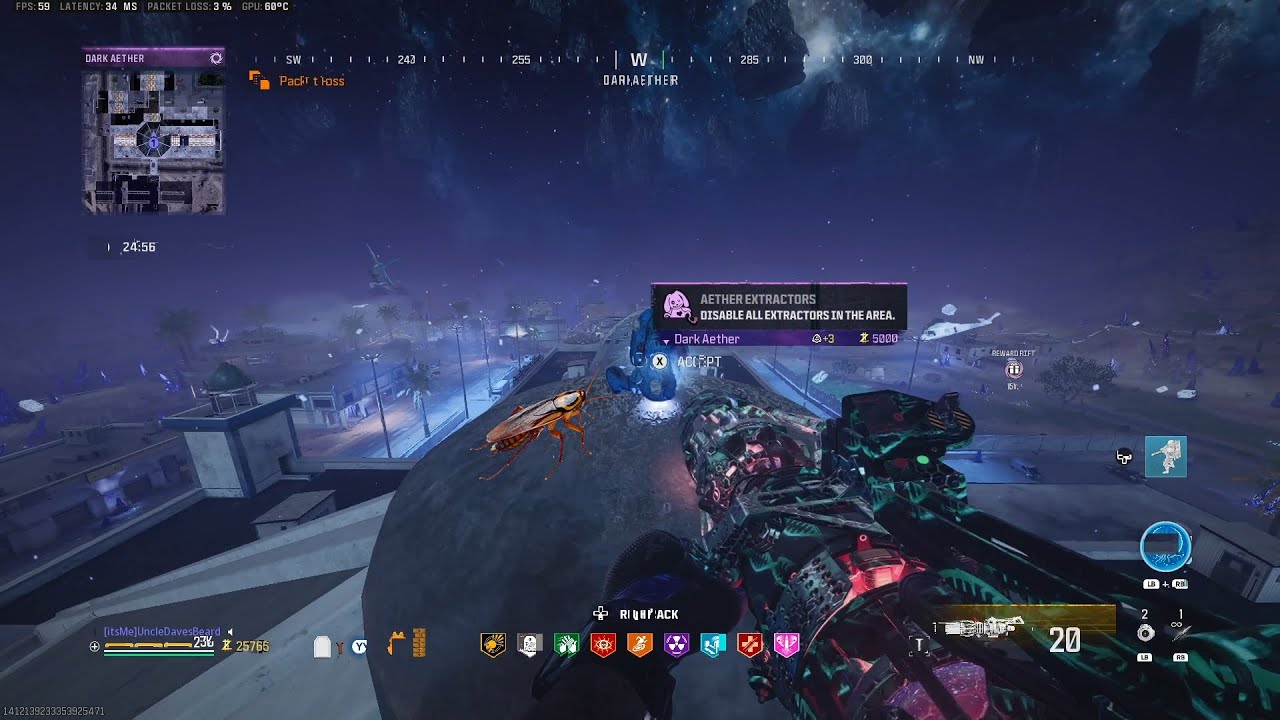 Call of Duty MW3 Zombies: Aether Extractor Contract Bug 😥 - YouTube