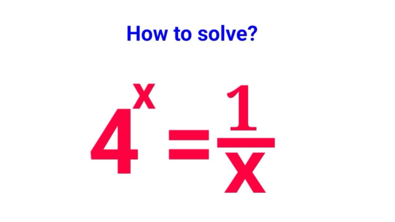 Algebra Exponential Equations ️ - YouTube