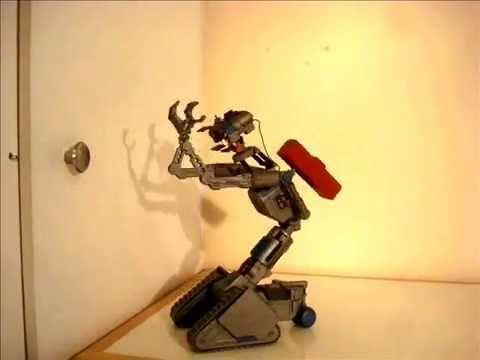 Johnny 5 (Robot V) from Short Circuit Animation - YouTube