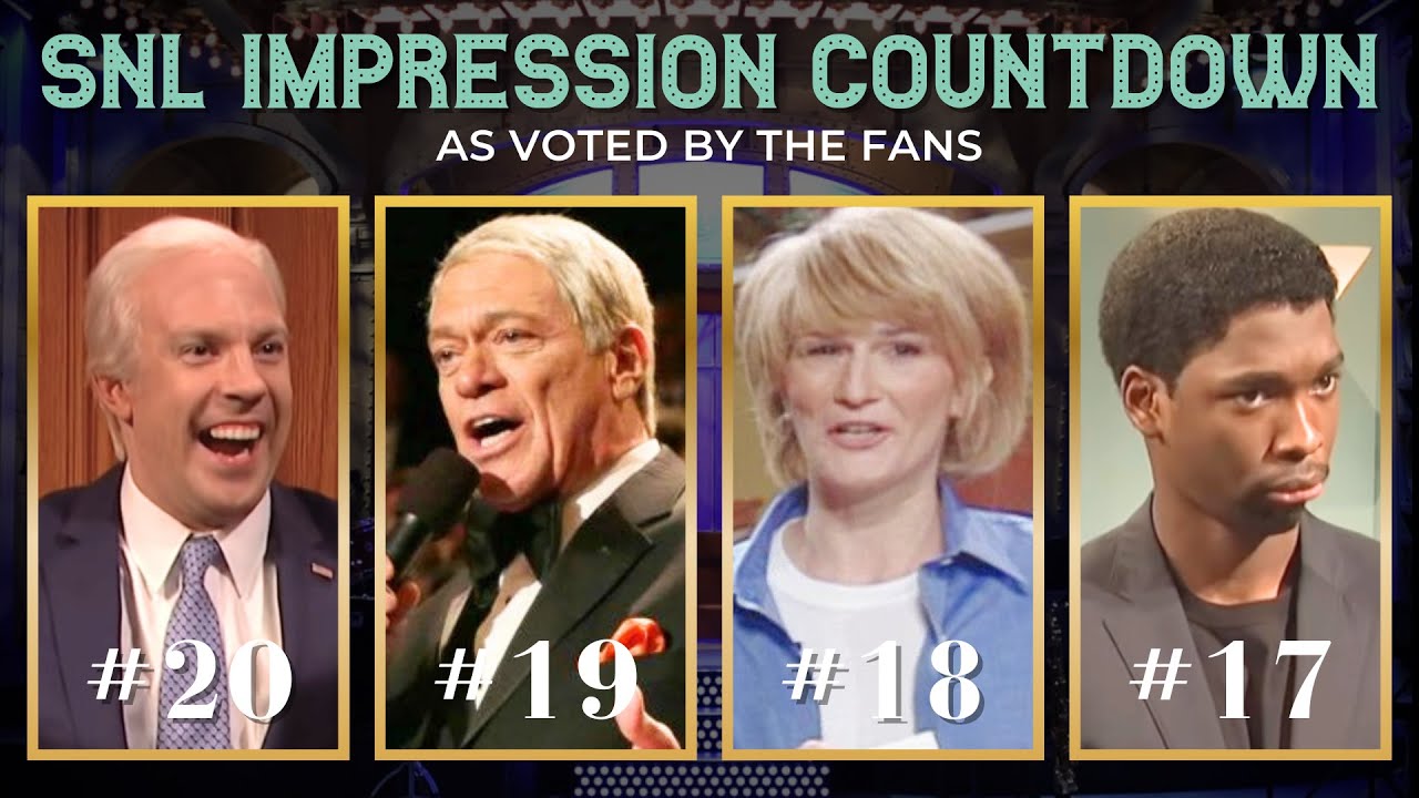 SNL Impression Countdown: #17 - #20 - YouTube