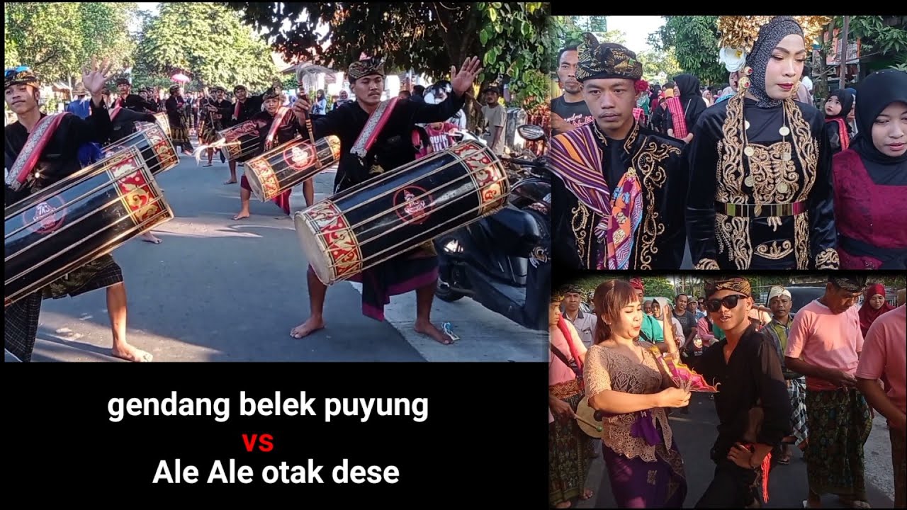 gendang belek puyung vs Ale Ale otak dese - YouTube