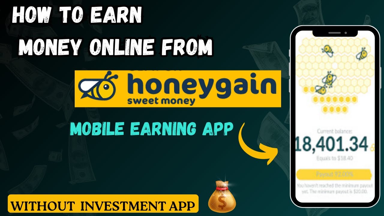 How To earn Money From Honeygain Without Investment || Earning Apps ...