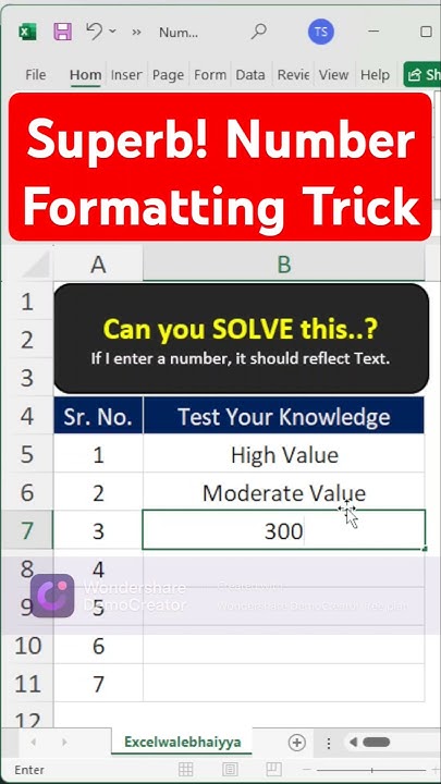 Custom Number Formatting Trick | #exceltips #shorts - YouTube