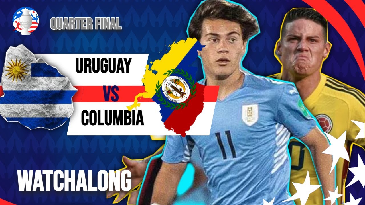 🚨URUGUAY vs COLUMBIA | SEMI-FINAL 🚨 | LIVE CHILL A LONG | COPA AMERICA ...