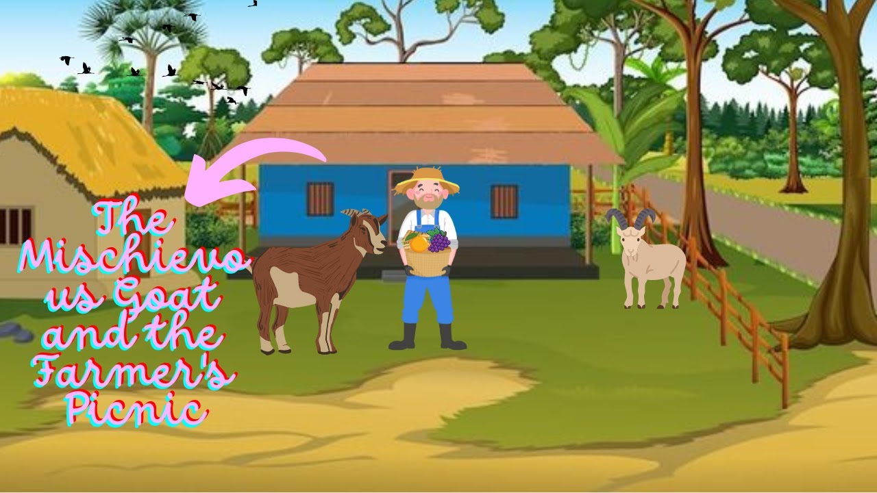 The Mischievous Goat and the Farmer's Picnic|story#subscribe #like # ...