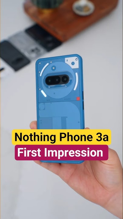 Nothing Phone 3a First impression with Water Test #nothingphone3areview ...