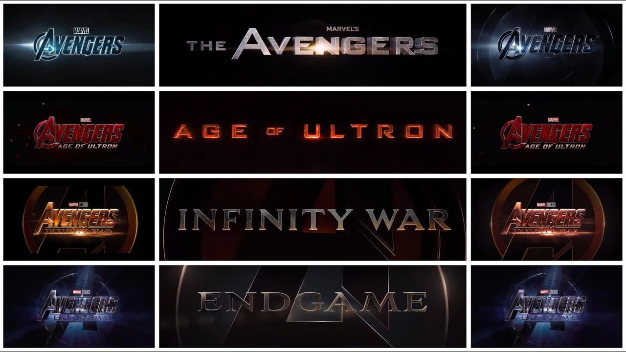 The Avengers 1-4 All Title Cards - YouTube