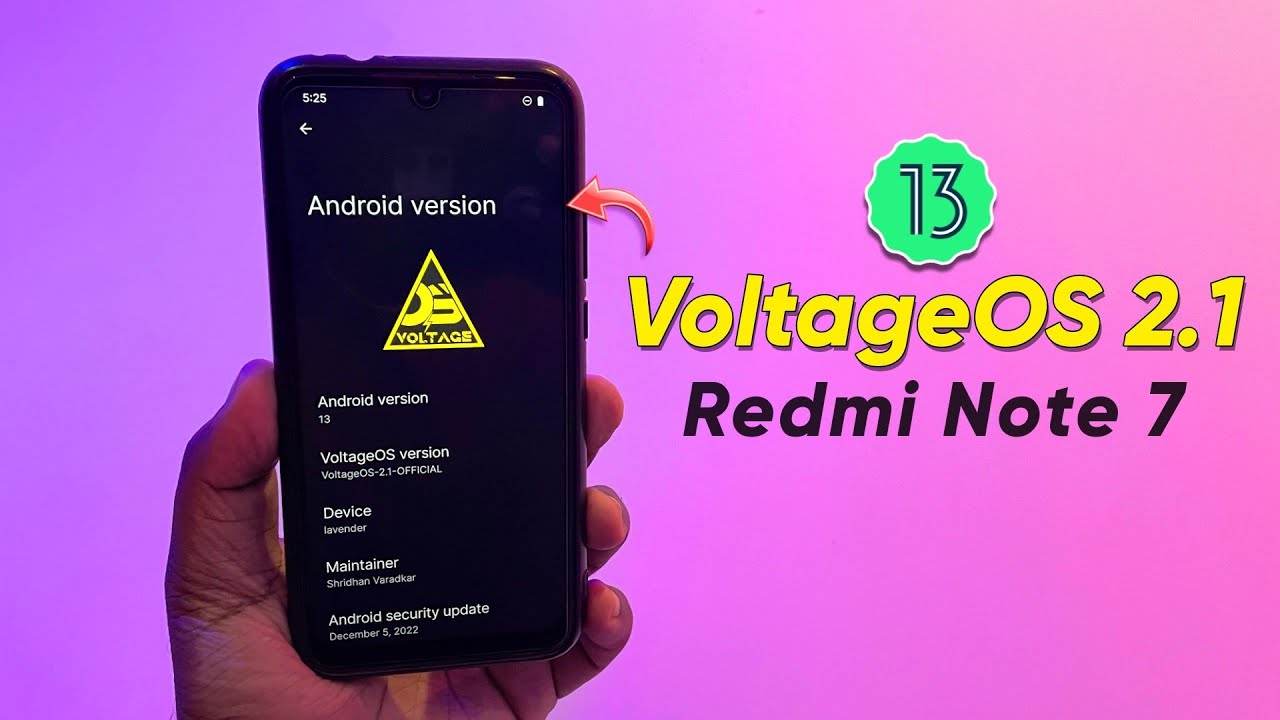 Voltage OS v2.1 for Redmi Note 7 | Performance | Applock | Themed Icons ...