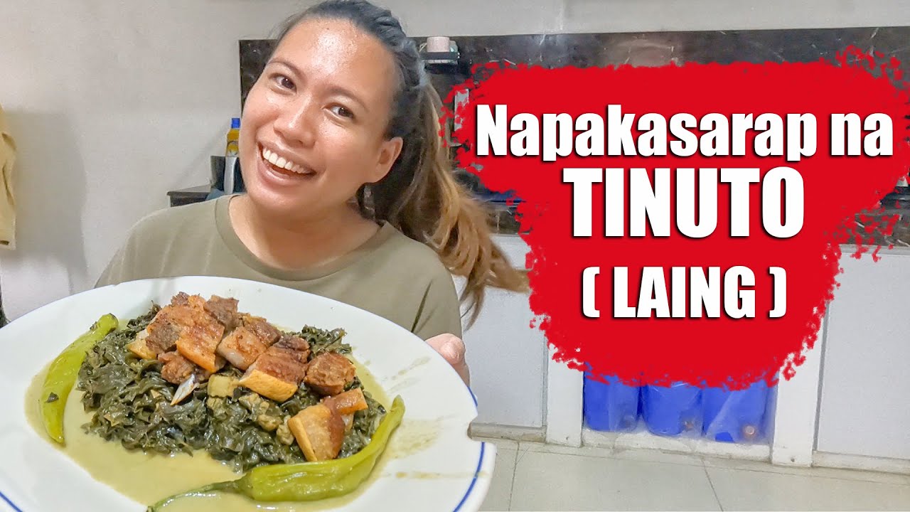 Nakapag luto ng Laing (Tinuto ) - YouTube