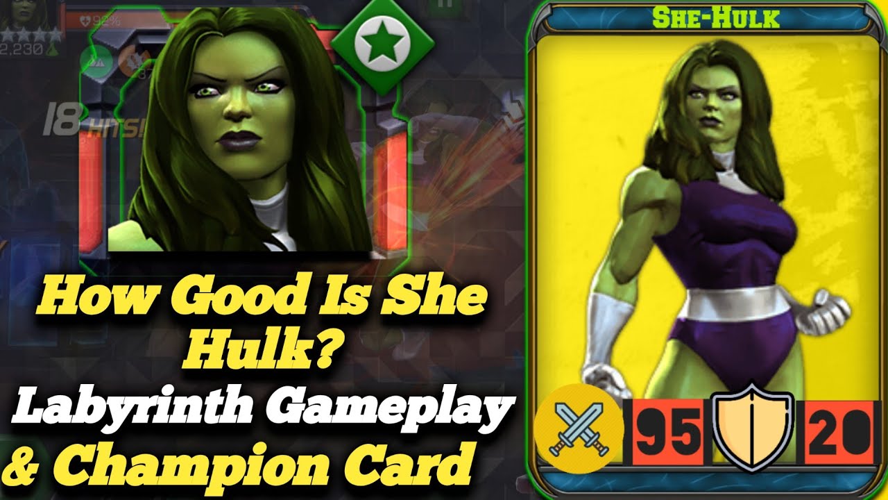 How Good Is She-Hulk In 2020? | Guide On She-Hulk + Champion Card ...