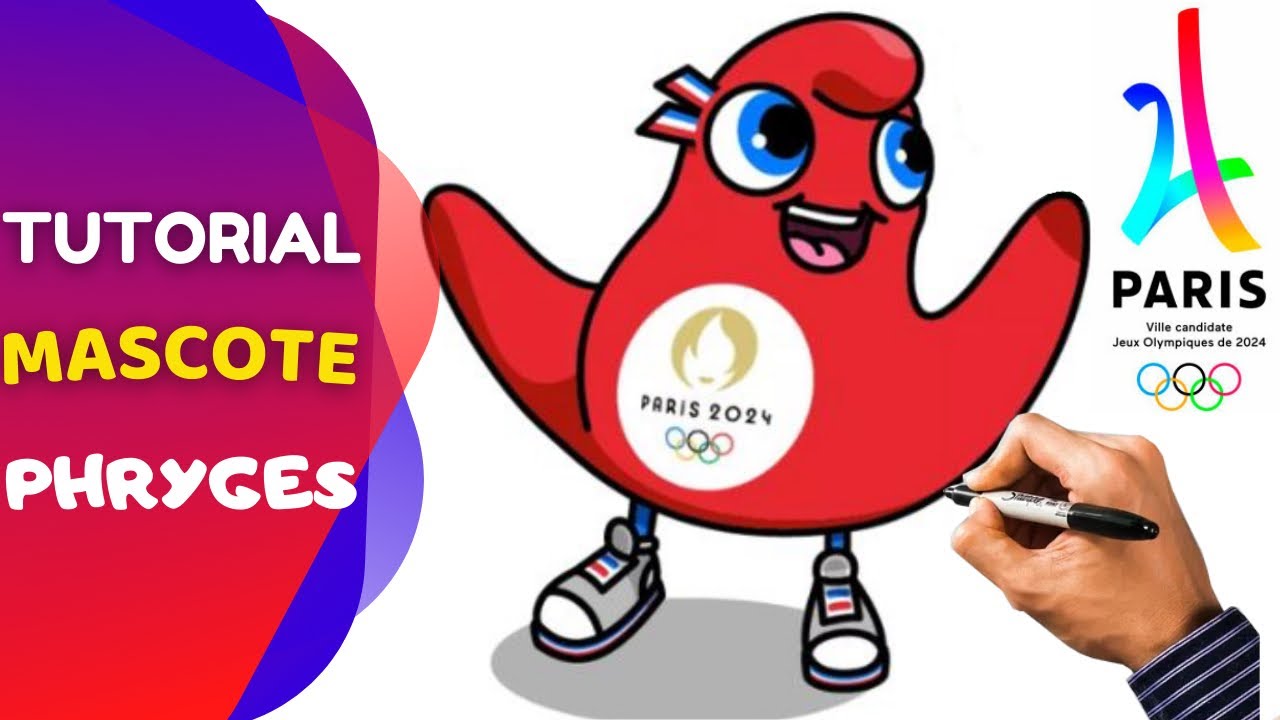 Como Desenhar O Mascote Das Olimpíadas De 2024 Phryges Youtube