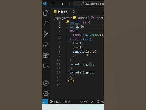 Javascript function SCOPE - Interview Question #javascriptinterview #javascript #shorts - YouTube