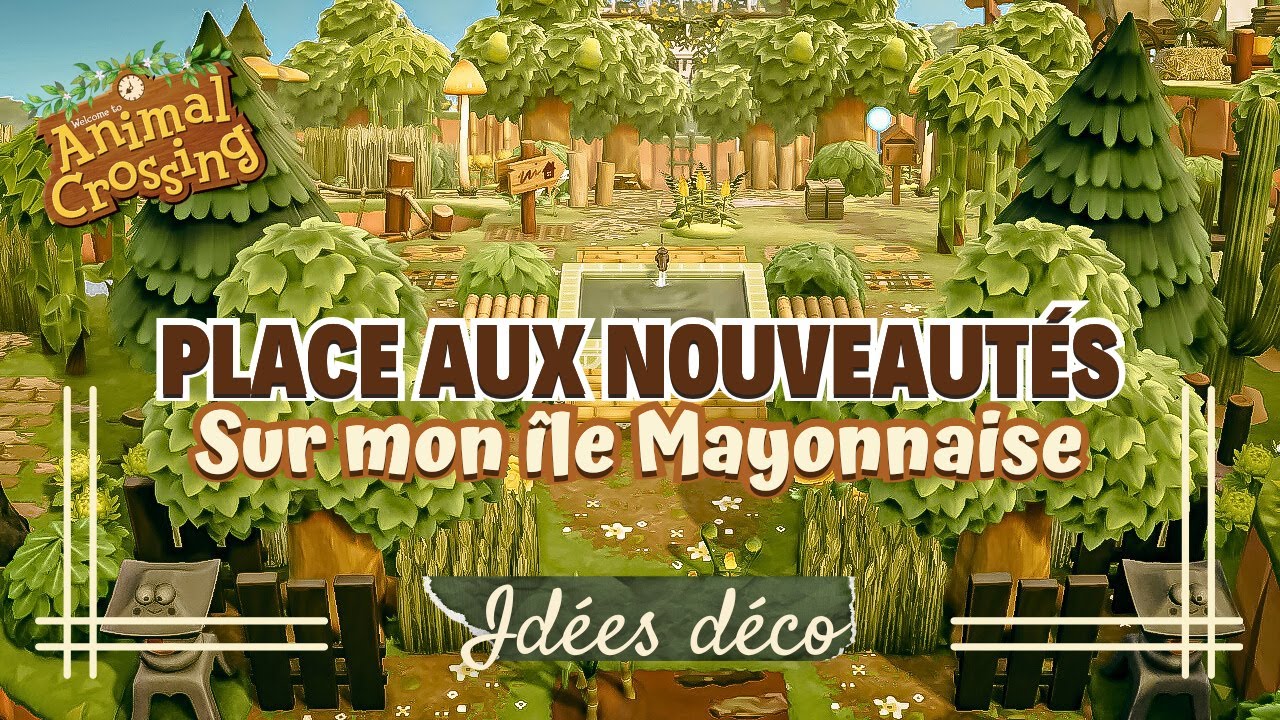 PLACE AUX NOUVEAUTÉS SUR MON ÎLE ║ Animal crossing new horizons ║ Idées ...