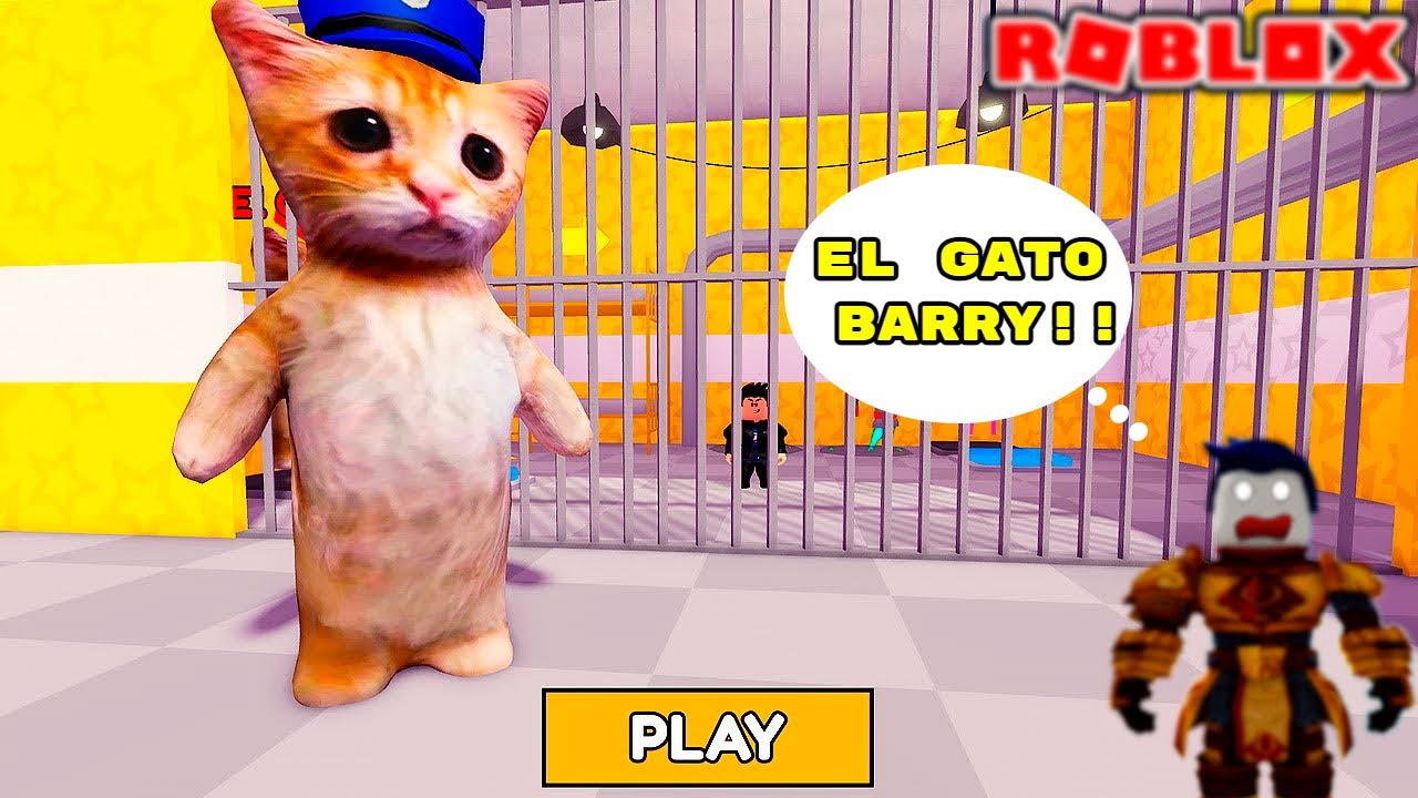 ESCAPA de la PRISION del GATO BARRY en ROBLOX | Roblox en Español - YouTube